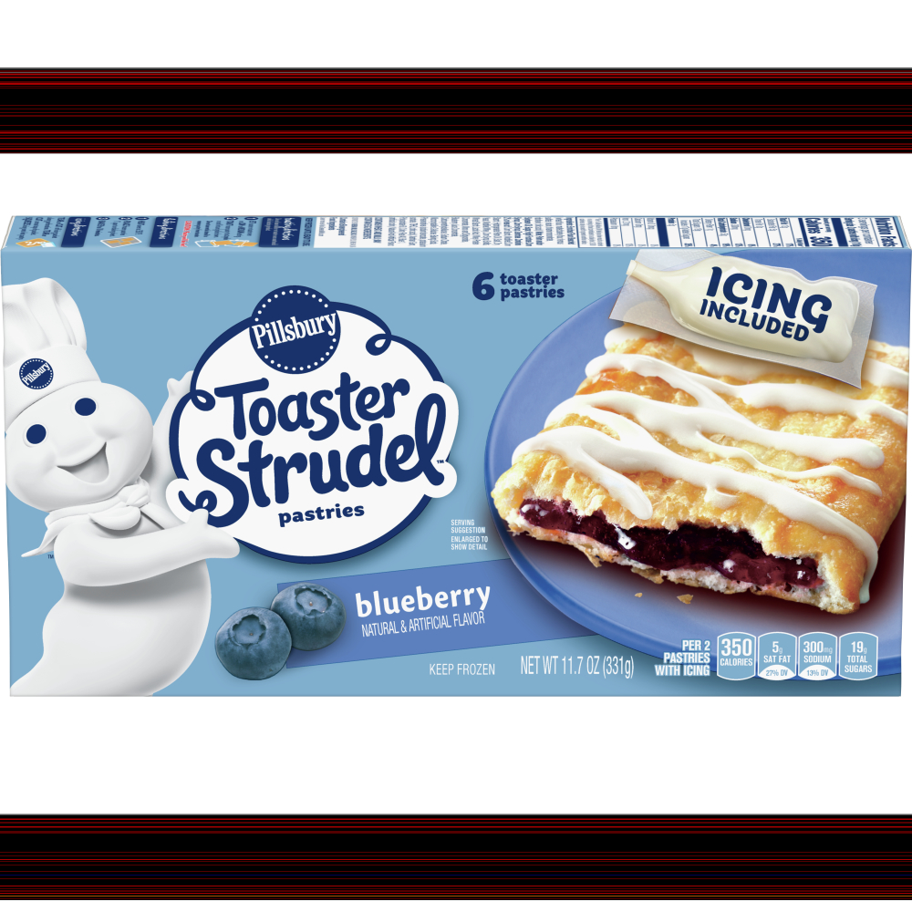 Pillsbury Toaster Strudel Blueberry Pastries — UPC 18000426966 — Go-UPC