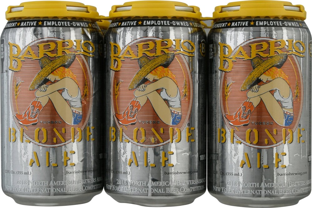 Barrio Brewing Blonde Ale Beer — UPC 854839005060 — Go-UPC
