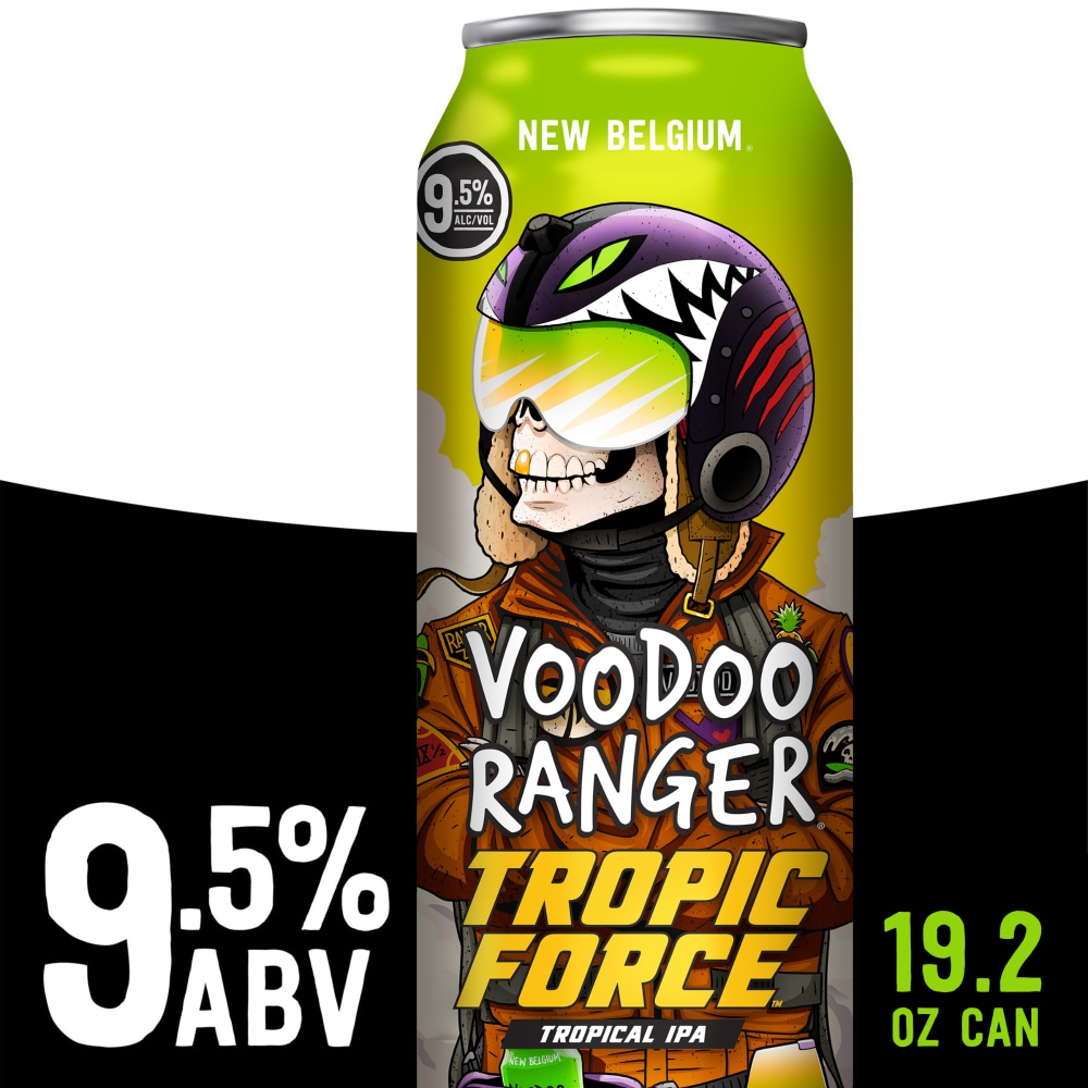Voodoo Ranger Belgium Tropic Force Tropical IPA Beer — UPC 754527012274 ...