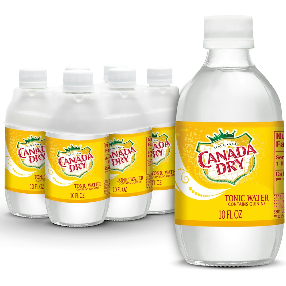 Canada Dry Tonic Water 6 Pack Of 10 Fl Oz Bottles — EAN 7836509 — Go-UPC