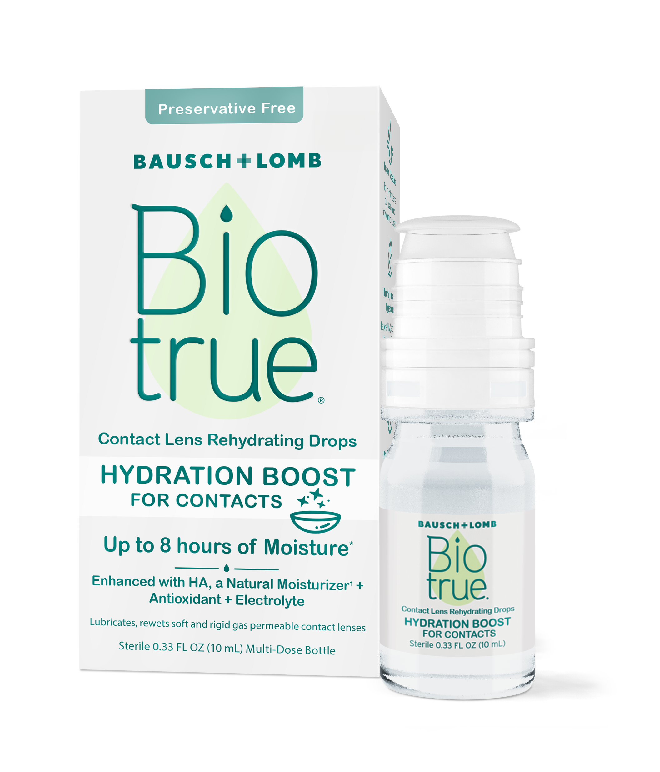 Biotrue - Eye Drops - Hydration Boost Dry Eye Drops - 33 Floz - RusselcoInc