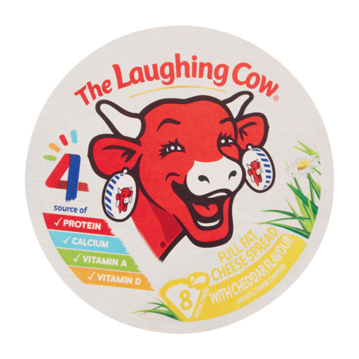 The Laughing Cow Cheddar Wedges 140g — EAN 3073781123685 — Go-UPC