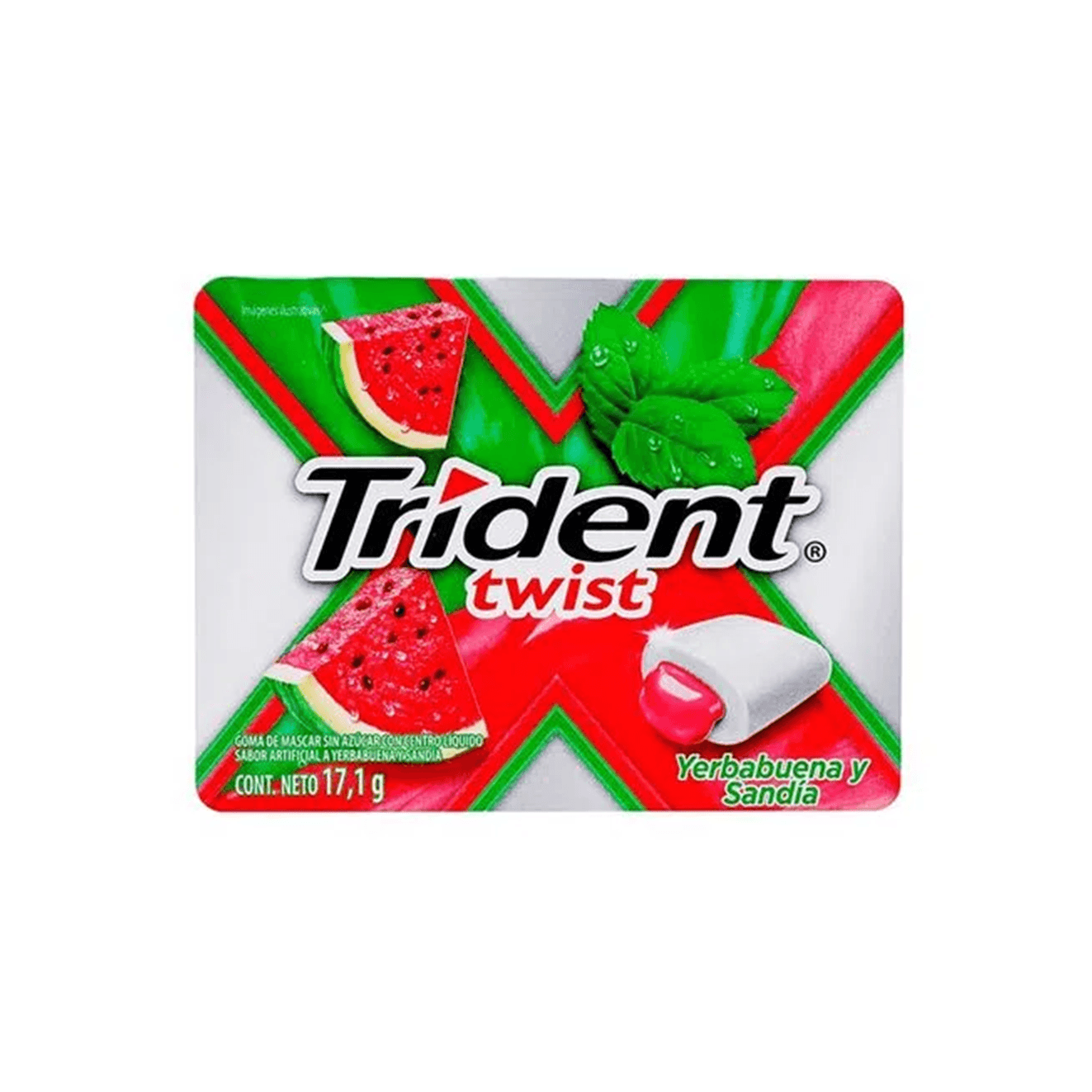 Trident Chicle X Splash Yerbabuena Sandia 9 X 17.1G — EAN 7622201685386 ...