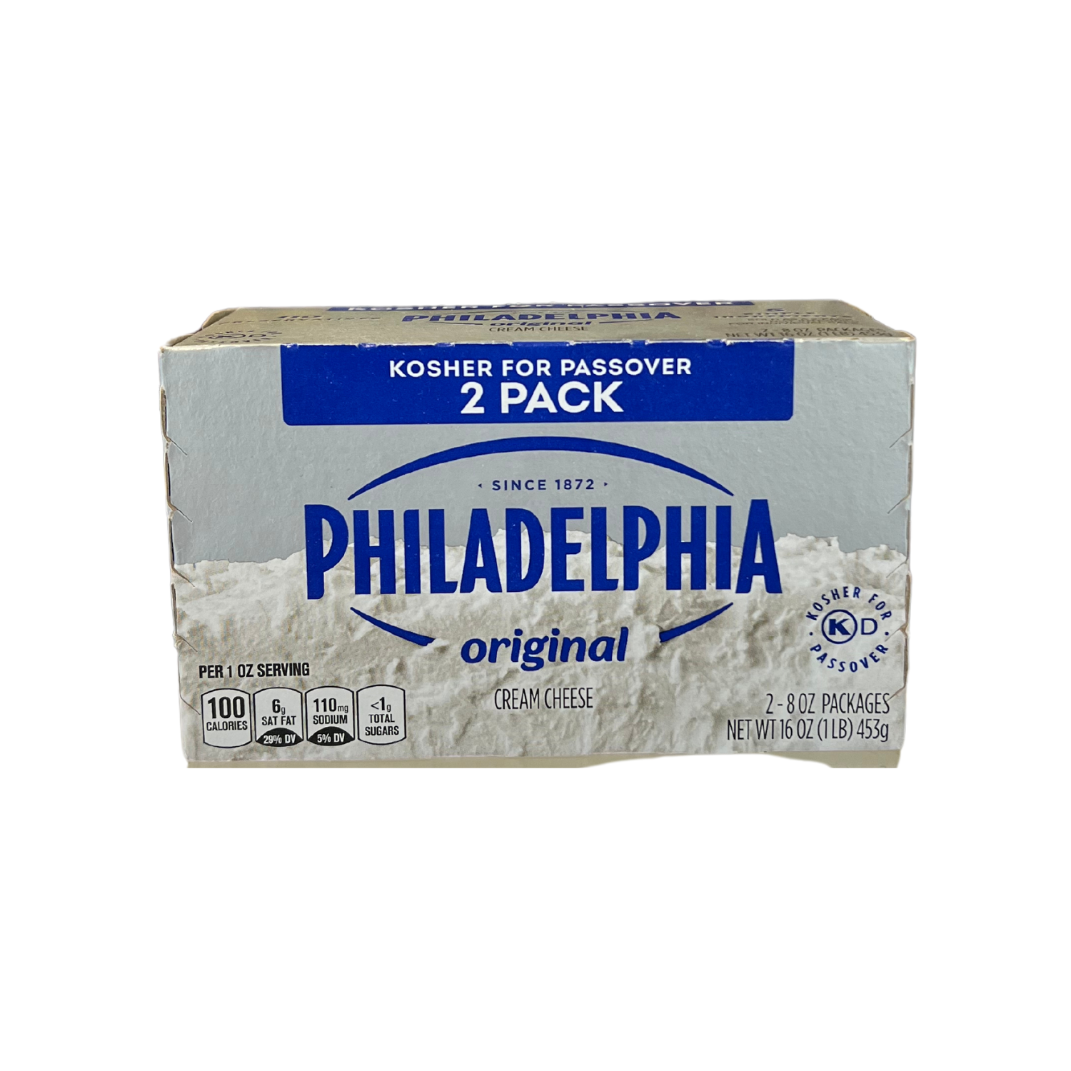 Philadelphia Cream Cheese Original Bar, 8 Ounce — UPC 21000612239 — Go-UPC