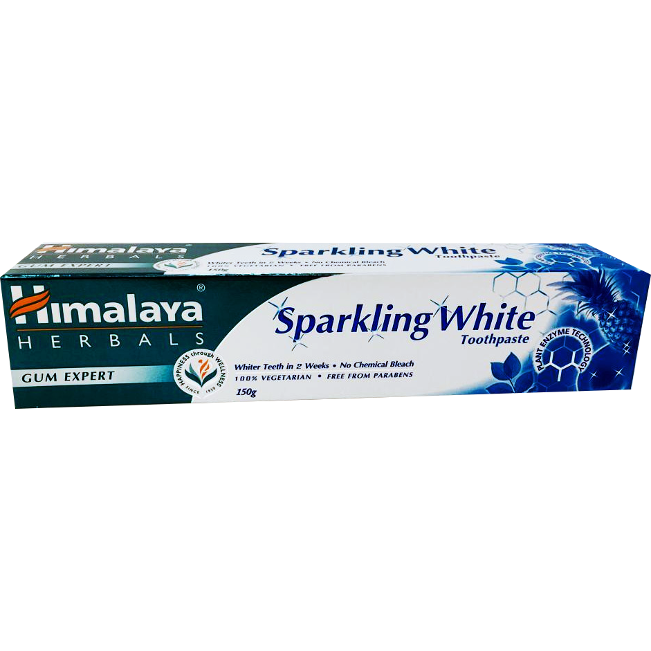 Himalaya Sparkling White Toothpaste — EAN 8901138836122 — Go-UPC