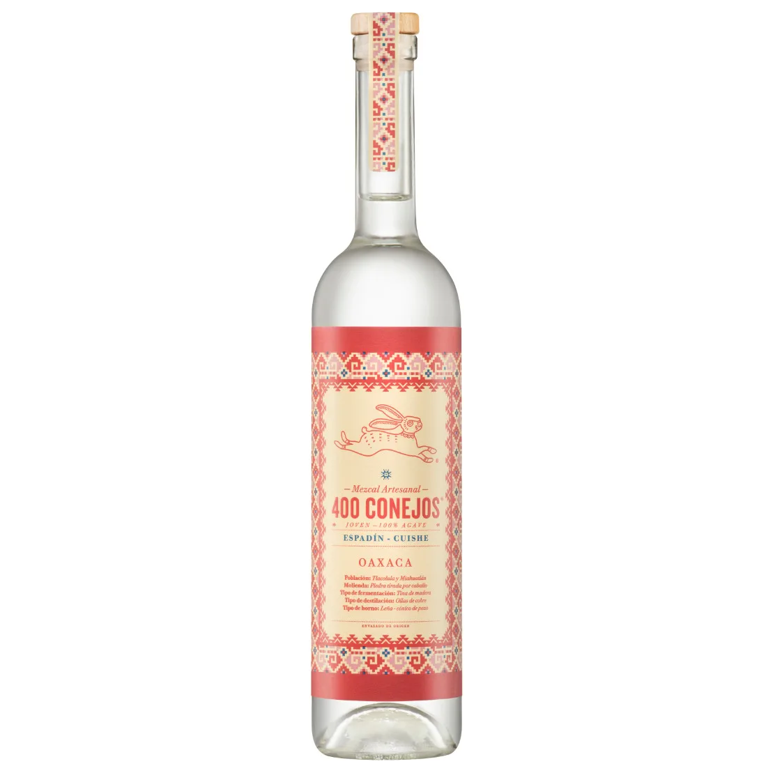 400 Conejos Tobala Mezcal Joven 80 Proof - 750 Ml — UPC 818844023853 ...