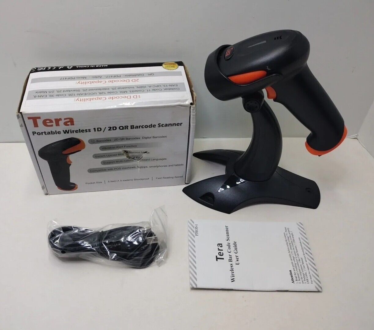 Tera Barcode Scanner Wireless 1D 2D QR — EAN 4262380670853 — Go-UPC