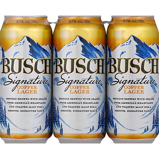 Busch Signature Beer, Copper Lager — UPC 18200255342 — Go-UPC