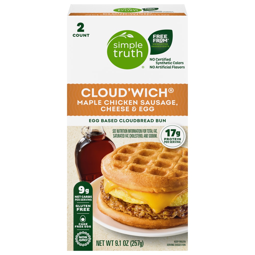 Simple Truth Maple Chicken Sausage Egg And Cheese — UPC 11110138217 ...