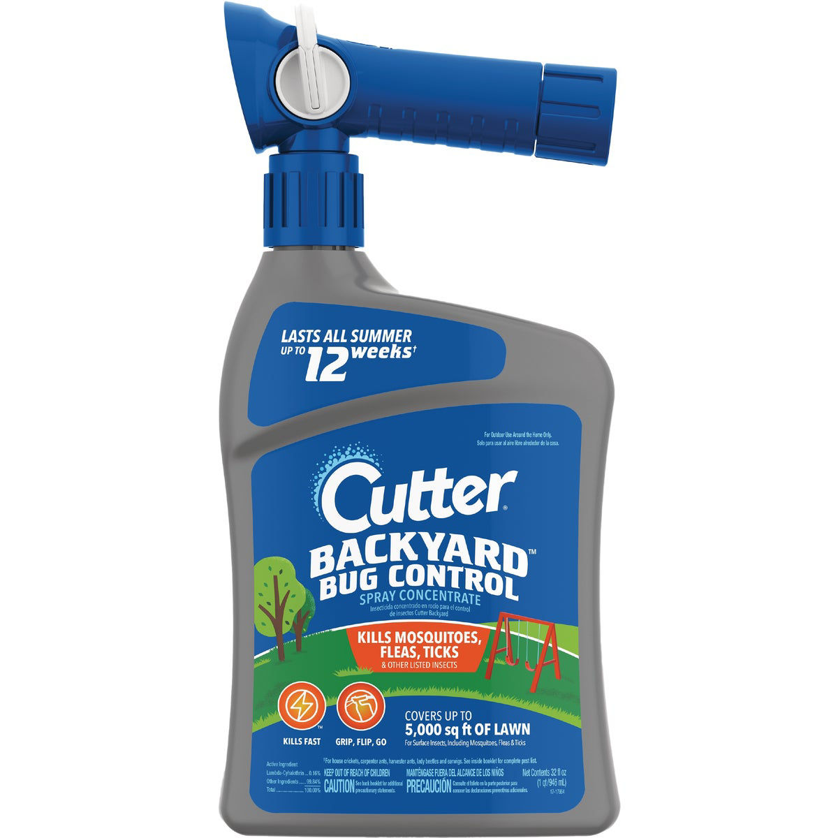 Cutter Backyard Bug Control, Spray Concentrate 32 Fl Oz — UPC ...