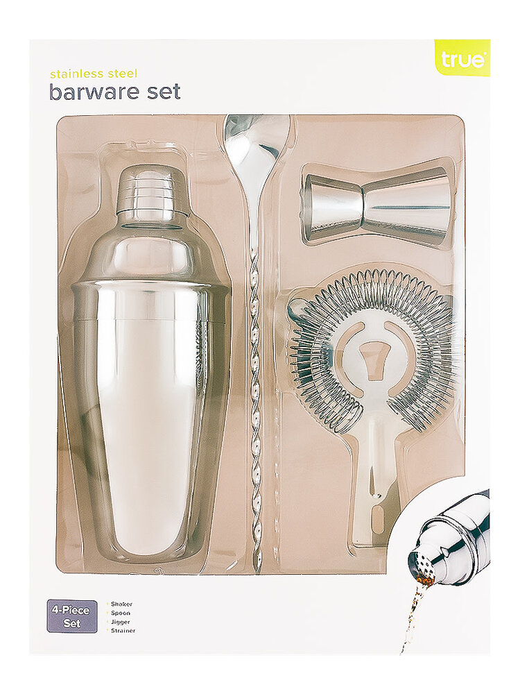 True Fortify Stainless Steel Barware Set — UPC 842094156900 — Go-UPC