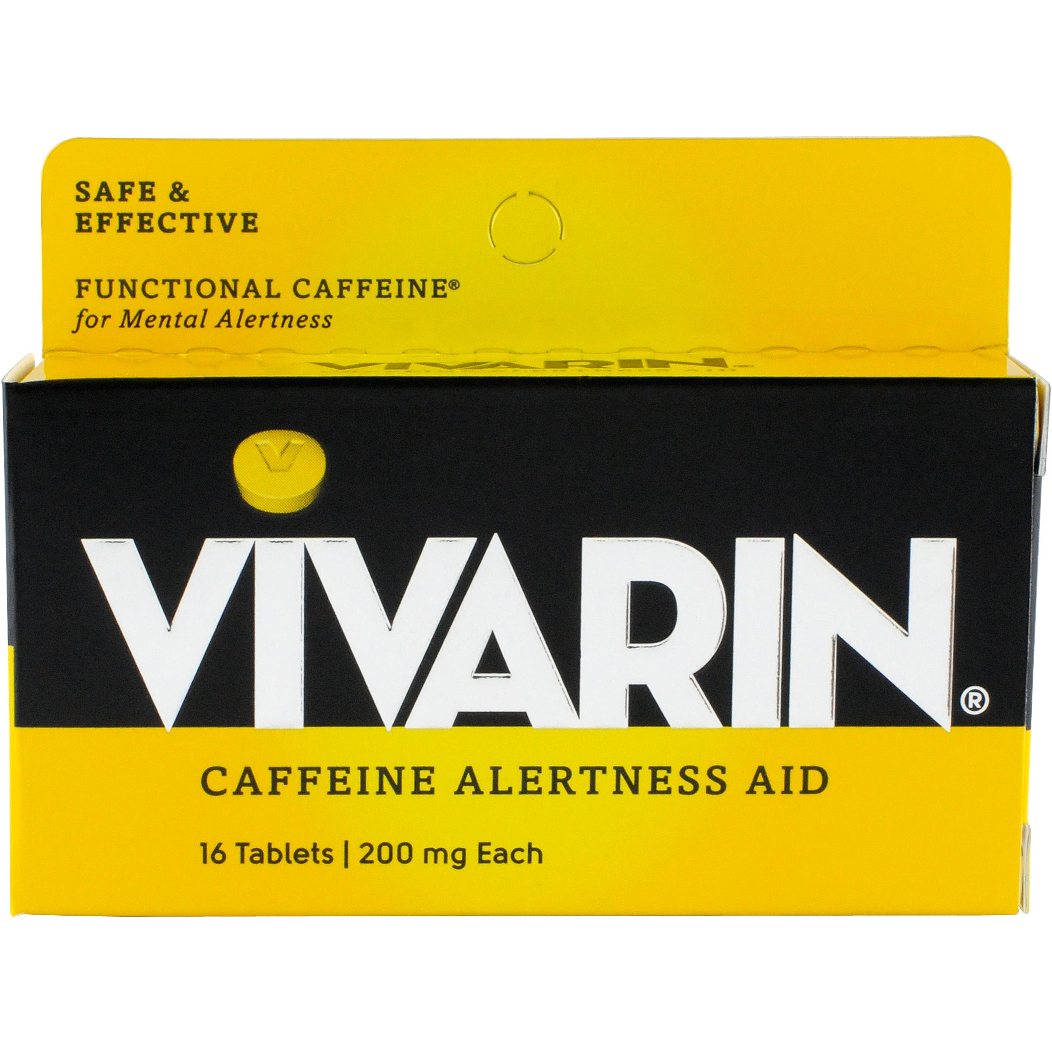 Vivarin Caffeine Alertness Aid, 200 Mg, Tablets — UPC 346017018165 — Go-UPC