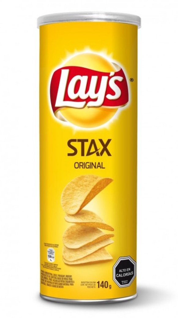 Lay's Papas Stax Original 134gr — EAN 7802000013607 — Go-UPC