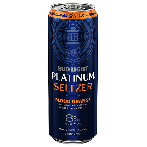 Bud Light Platinum Seltzer Blood Orange — UPC 18200261282 — Go-UPC
