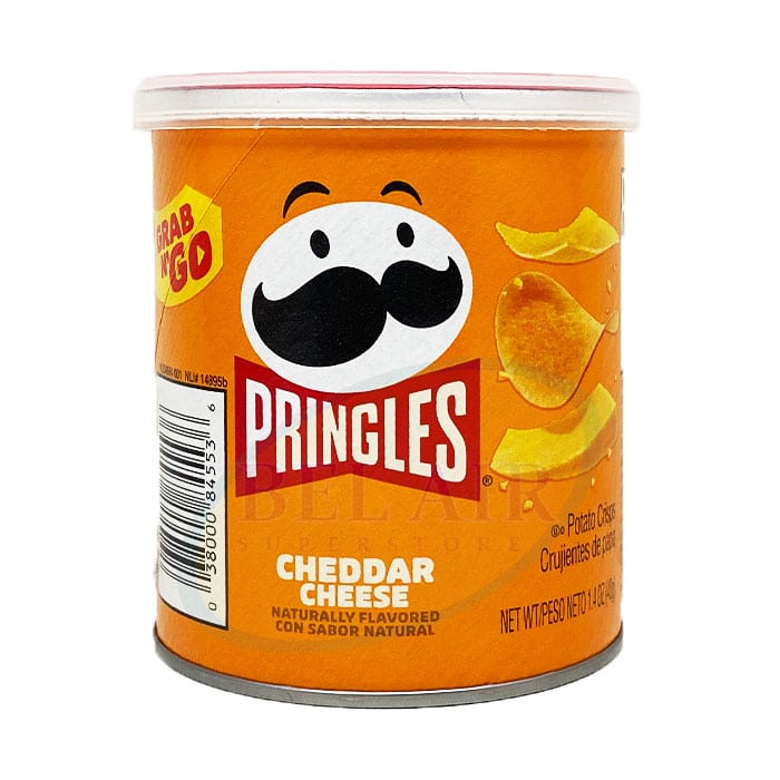 brands Pringles Cheddar Cheese 1.41 Oz — UPC 3800084553 — Go-UPC