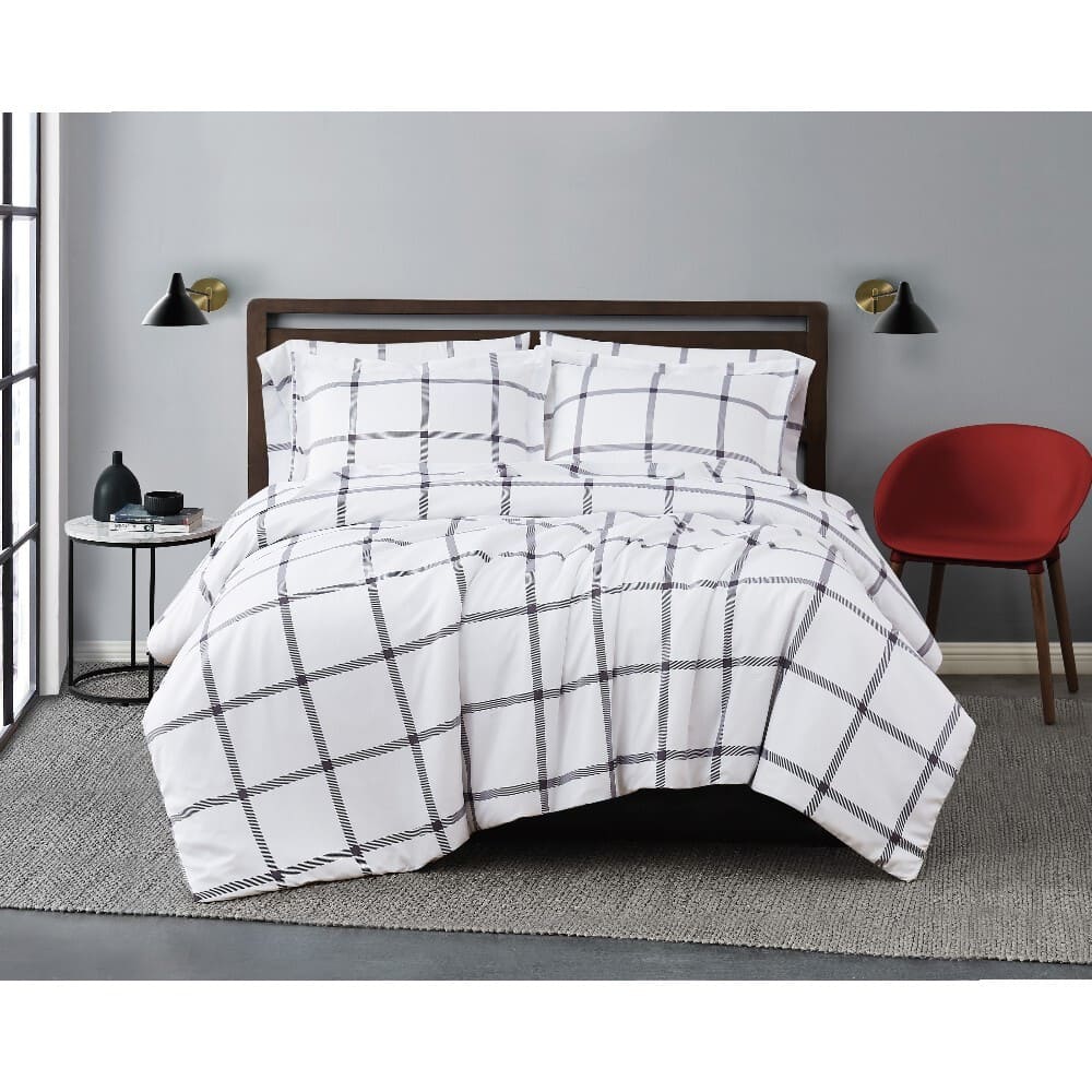 Truly Soft Printed Windowpane Comforter Set — UPC 783048138439 — Go-UPC