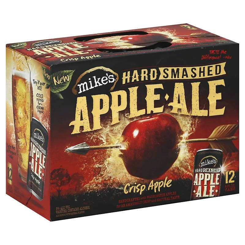 Mike's Hard Smashed Apple Ale — UPC 635985259596 — Go-UPC