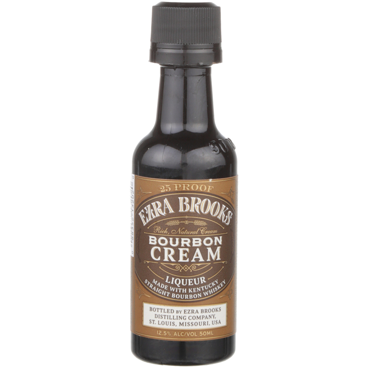 Ezra Brooks Bourbon Cream, 50ML — UPC 88352132020 — Go-UPC