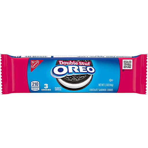 Oreo Nabisco Double Stuf Chocolate Sandwich Cookies 3 Ct Pack — GTIN-14 0044000003005 — Go-UPC