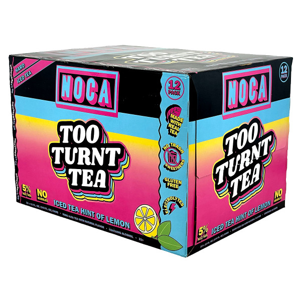Noca Boozy Too Turnt Tea 12oz 12-Pack Can — UPC 860001374292 — Go-UPC