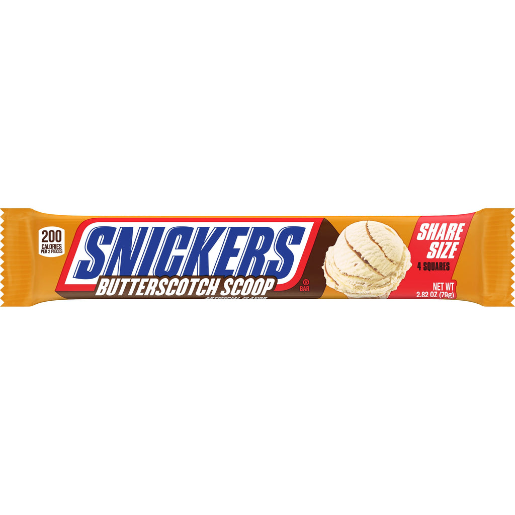Snickers Butterscotch Scoop Share Size Chocolate Bar 79 G — GTIN-14 ...