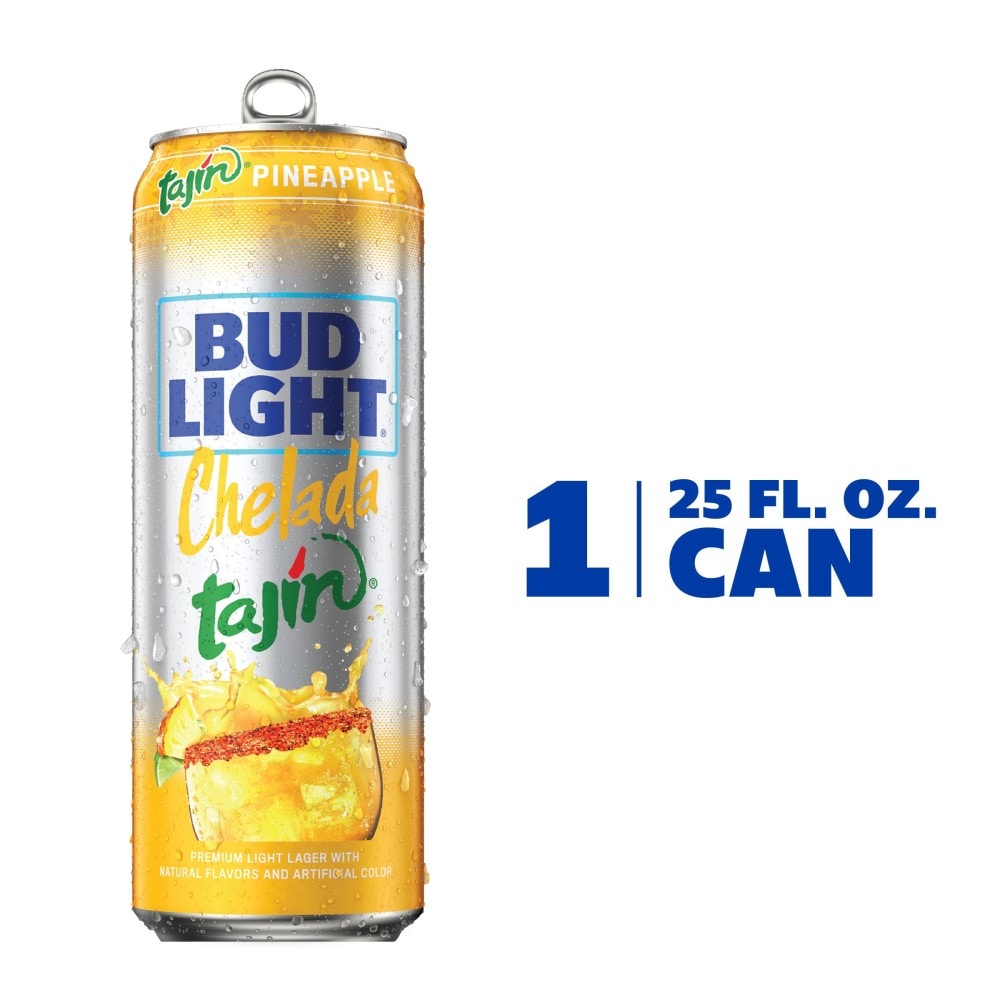 Bud Light Chelada Tajin Pina Beer 25 Oz Single Can, 4.2% ABV — GTIN-14 ...