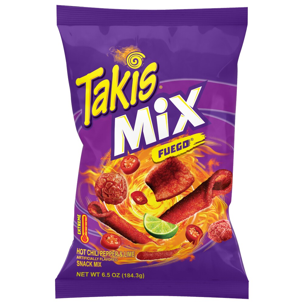 Takis Snack Mix, Fuego, Extreme 6.5 Oz — UPC 757528049195 — Go-UPC