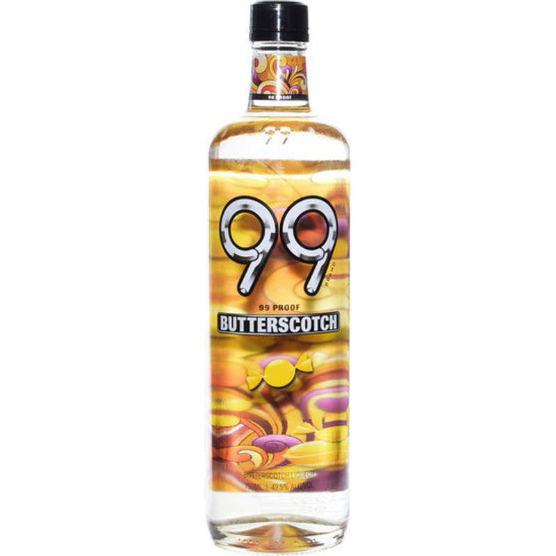 99 Brand Butterscotch Liqueur, 50 mL Bottle, Proof — GTIN-14 ...