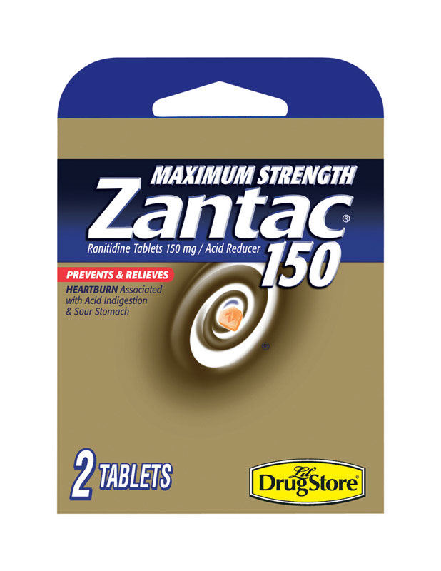 Lil Drug Store Zantac, 150, Maximum Strength, Tablets — UPC ...