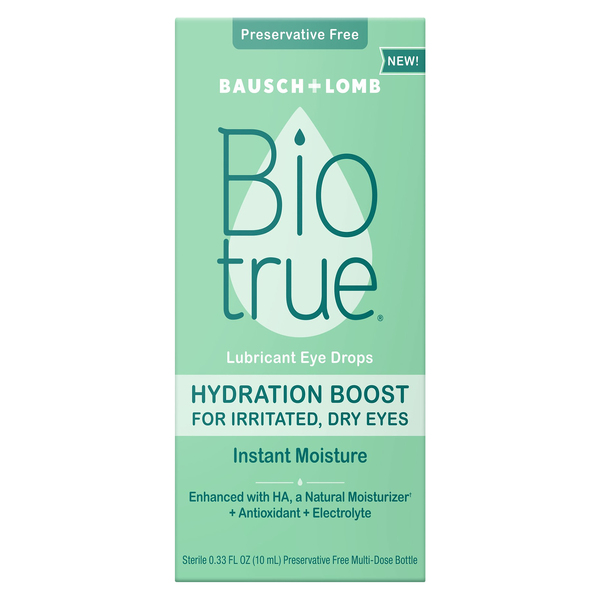 Biotrue - Eye Drops - Hydration Boost Dry Eye Drops - 33 Floz - RusselcoInc