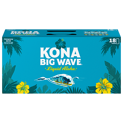 Kona Big Wave Golden Ale 18pk 12oz Cans — UPC 796030218965 — Go-UPC