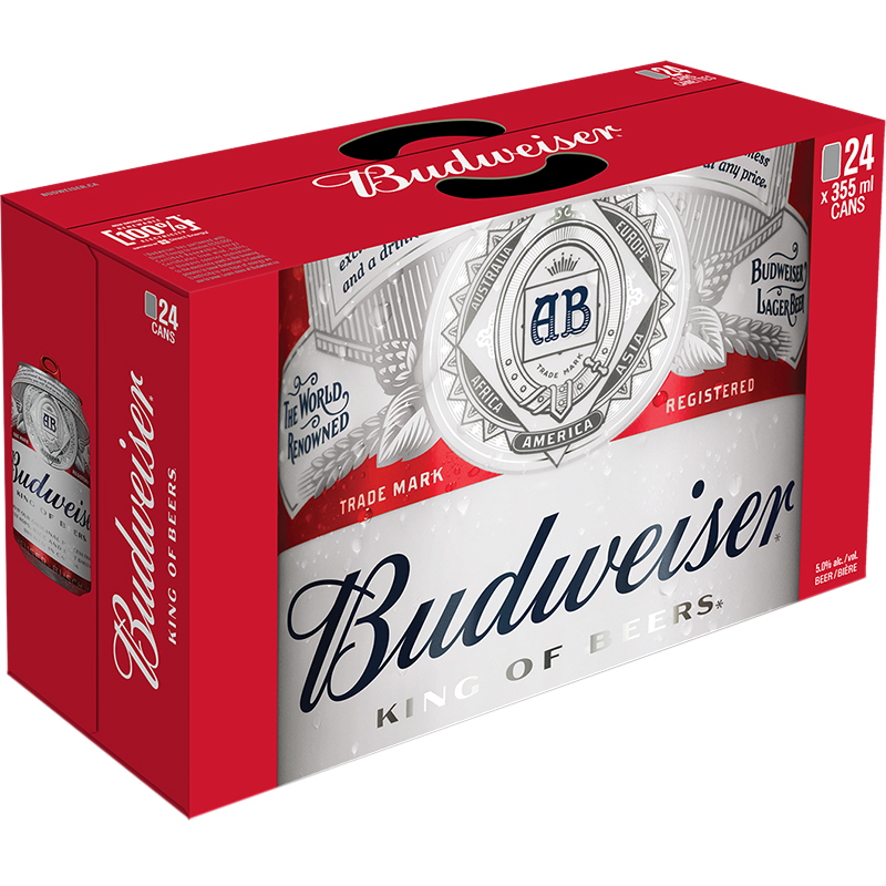 Budweiser Can 5% Alcohol Beer — UPC 62067335402 — Go-UPC
