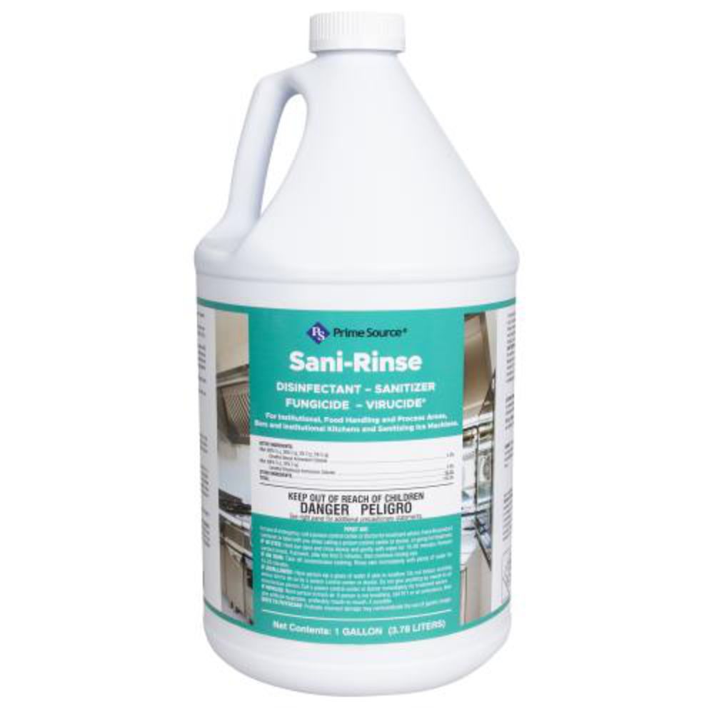 Midlab Prime Source Clear Sani-Rinse Sanitizer, 1 Gallon -- 4 Per Case ...