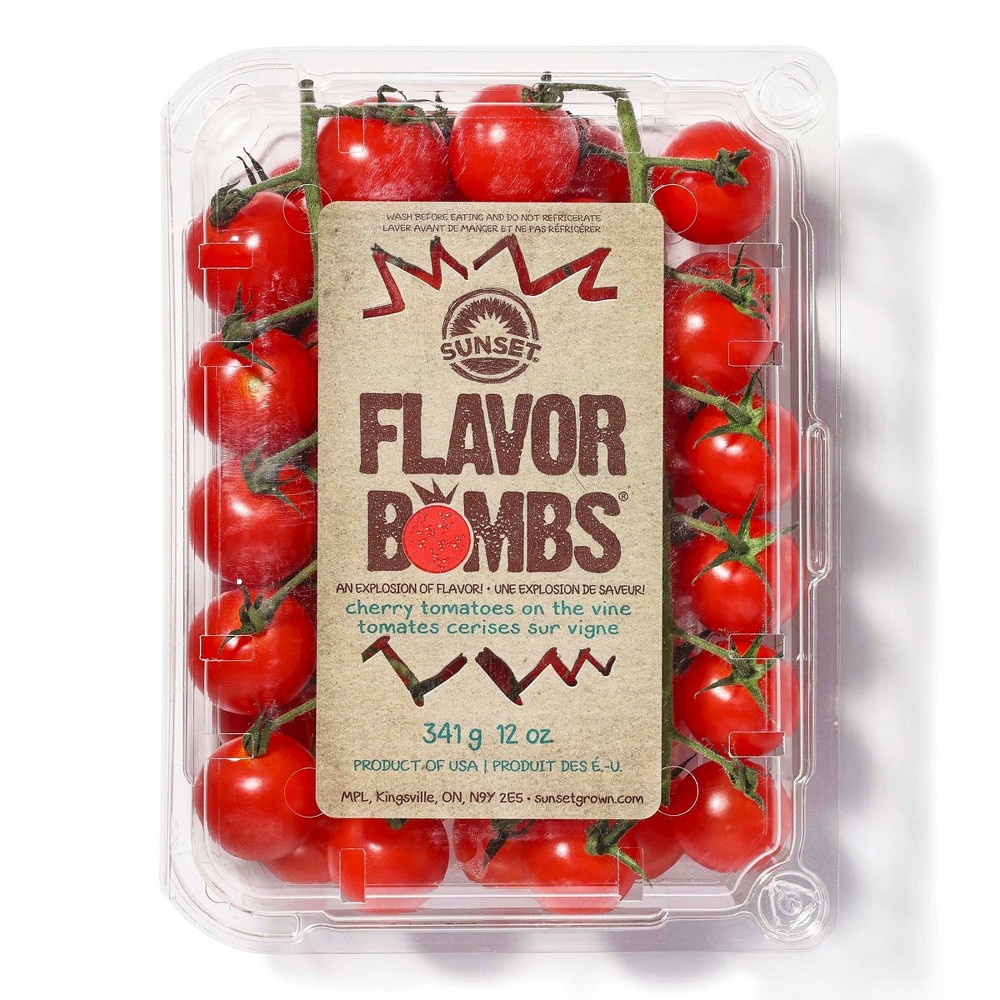 Sunset Produce Angel Sweet Red Grape Tomatoes — UPC 57836022843 — Go-UPC