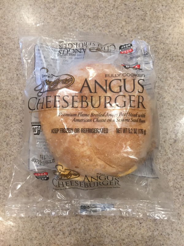 Pierre Signatures Angus Cheeseburger — UPC 71421102437 — Go-UPC