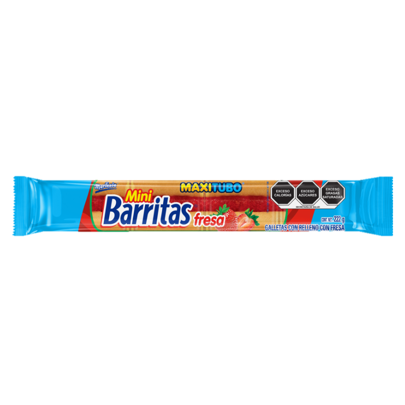 Marinela Galletas Mini Barritas Fresa 222g — EAN 7501030457190 — Go-UPC
