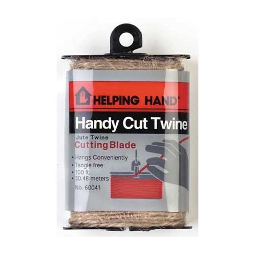 Helping Hand Twine, Jute, With Cutting Blade 100 Ft — UPC 70792600412 ...