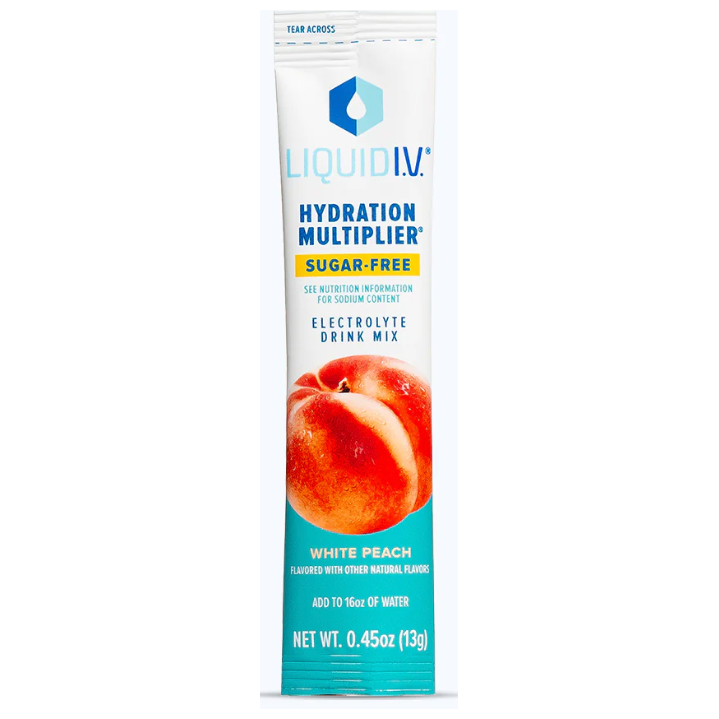 Liquid I.V. Sugar Free White Peach Hydration Multiplier, 1 Packet ...