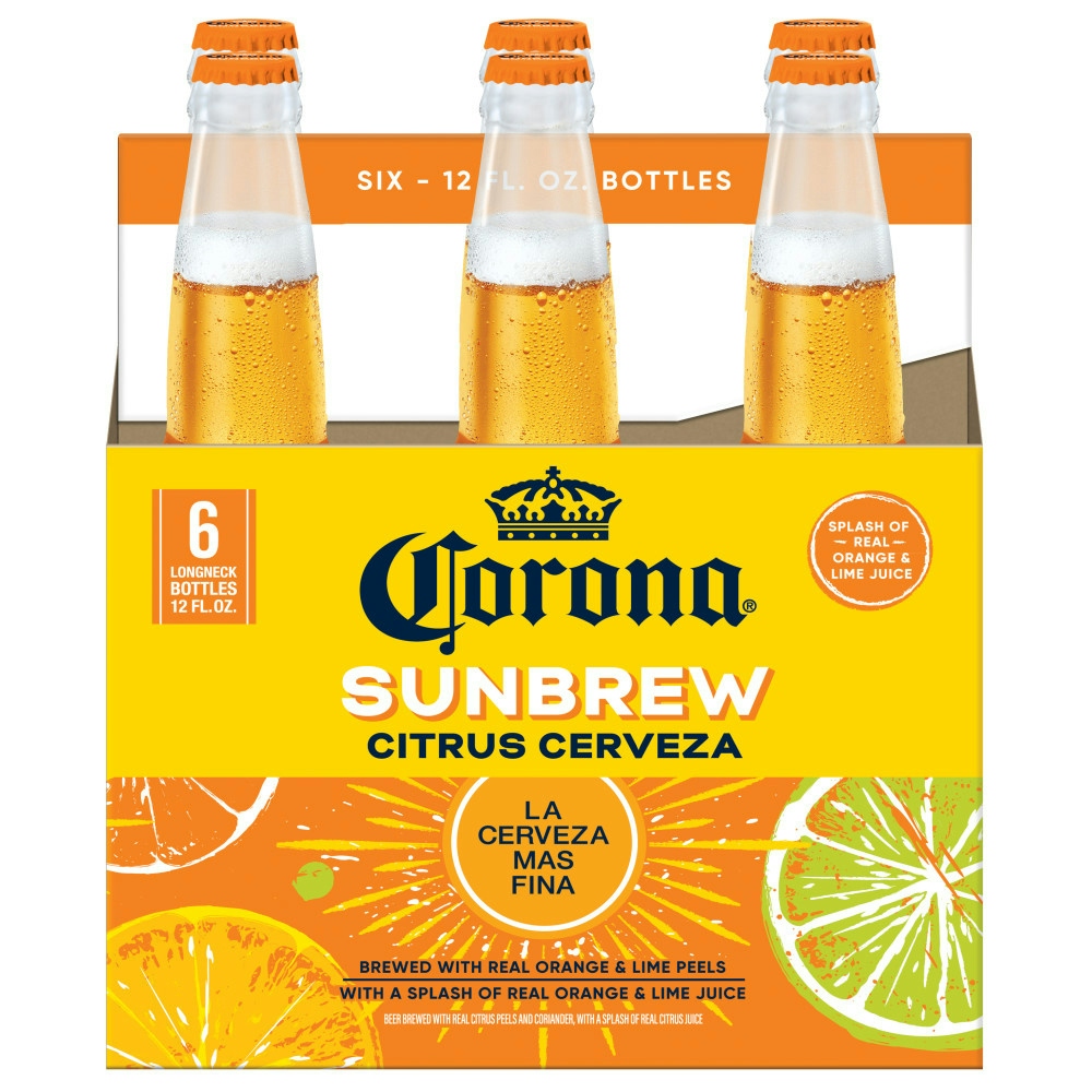 Corona Sunbrew Citrus Cerveza Mexican Import Beer — UPC 33544002384 ...