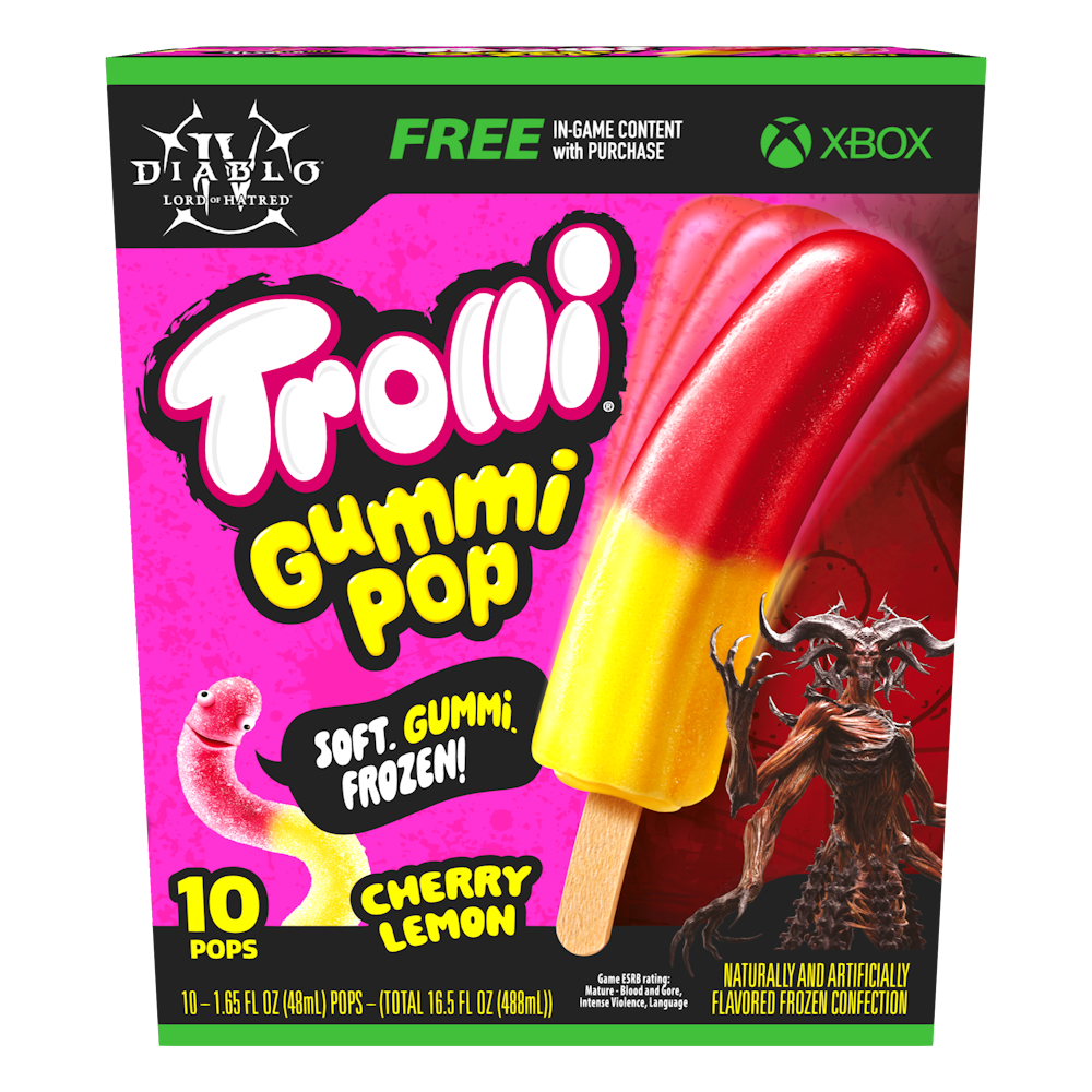 Trolli Gummi Pop, Cherry Lemon — UPC 70640025466 — Go-UPC