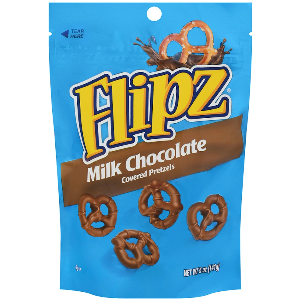 Flipz Milk Chocolate Covered Pretzels - 5 Ounce — GTIN-14 0872181000069 ...