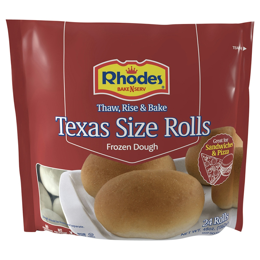 Rhodes Bake N Serv Rolls, Texas Size, Frozen Dough — GTIN-14 ...