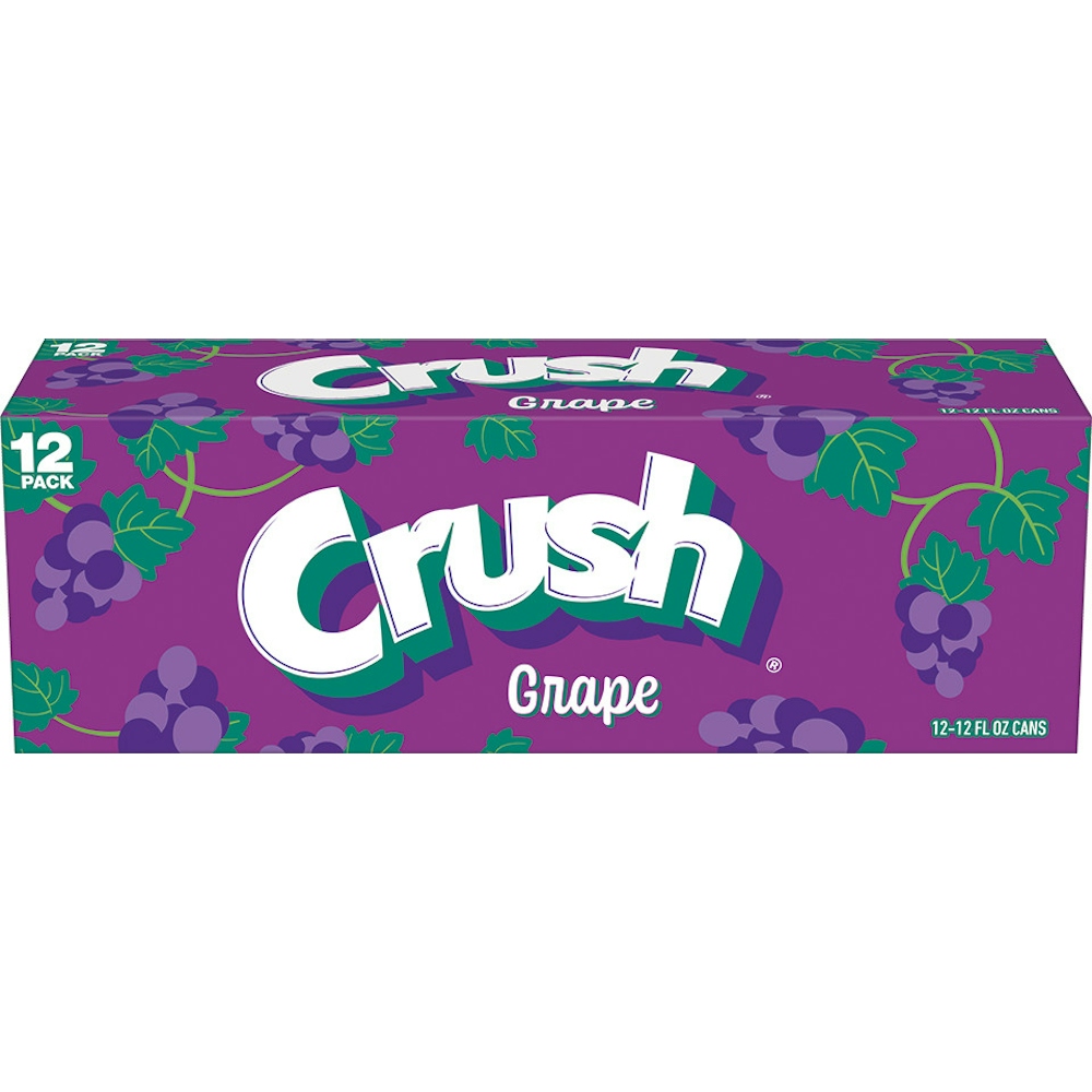 Crush Grape Soda - 12 Pack Cans 144.00 Fl Oz — GTIN-14 0078000013450 ...