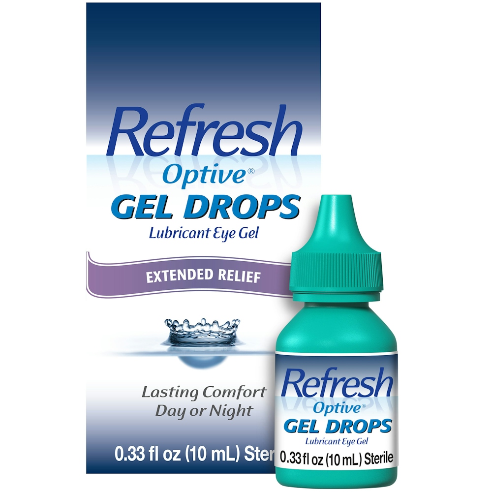 Refresh Lubricant Eye Gel, Gel Drops, Extended Therapy 0.33 Fl Oz — UPC ...