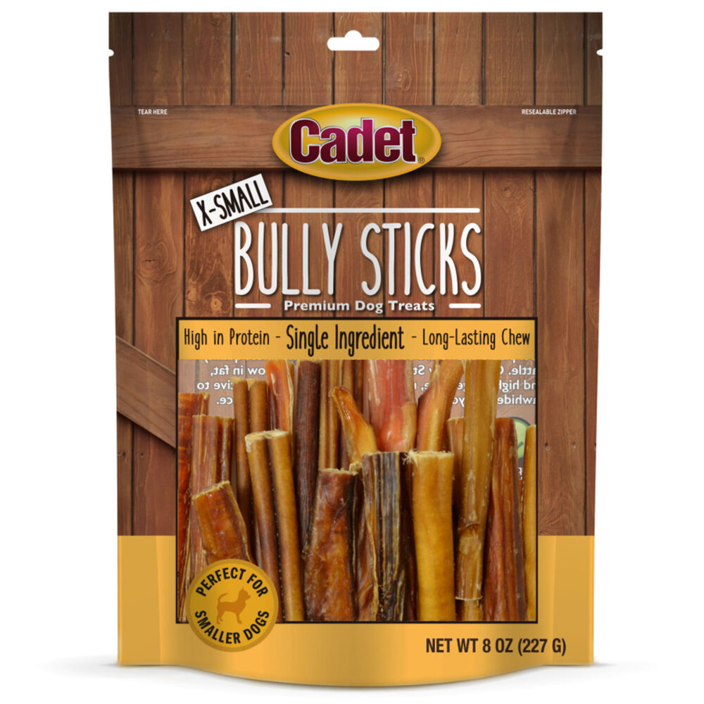 Cadet Bully Sticks Dog Treats X-Small 1Ea/8 Oz — UPC 768303704215 — Go-UPC