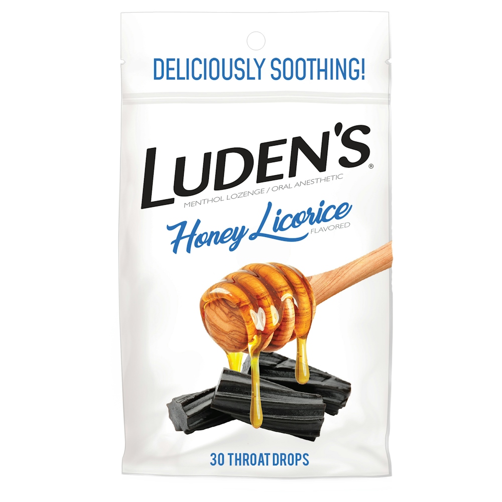 Luden's Throat Drops, Honey Licorice — UPC 814832010423 — Go-UPC