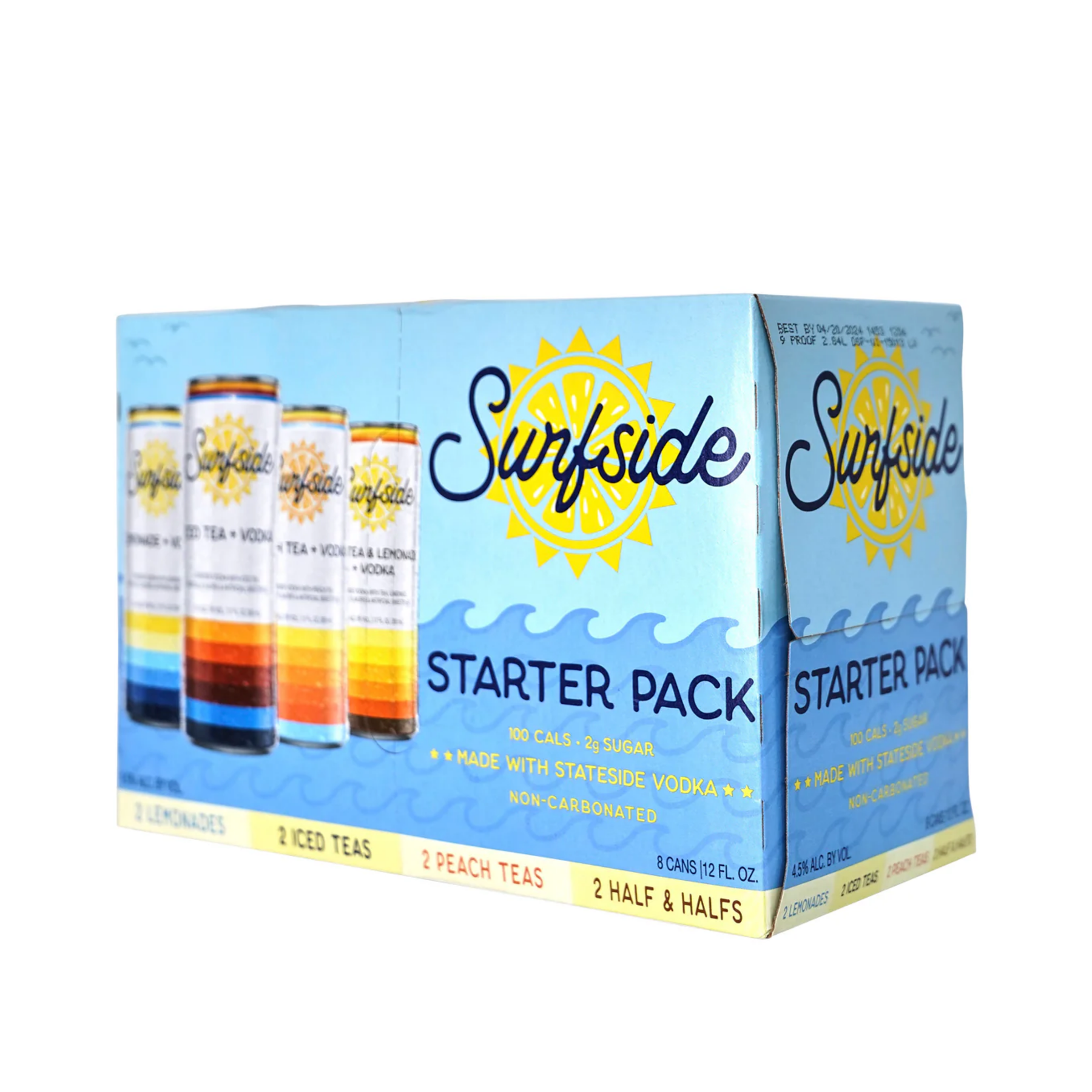 Surfside Iced Tea & Vodka Starter Pack 8Pk — UPC 850025605564 — Go-UPC