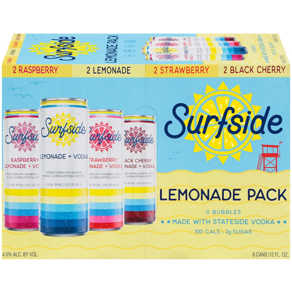 Surfside Lemonade Vodka Soda Variety Pack — UPC 850050071082 — Go-UPC