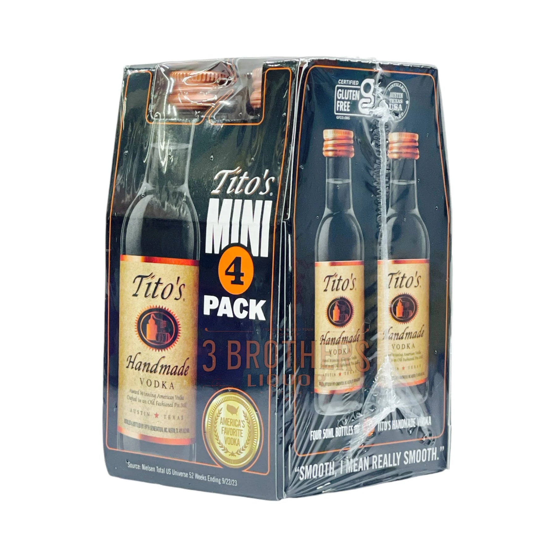 Tito's Handmade Mini Pack Vodka — UPC 619947000457 — Go-UPC