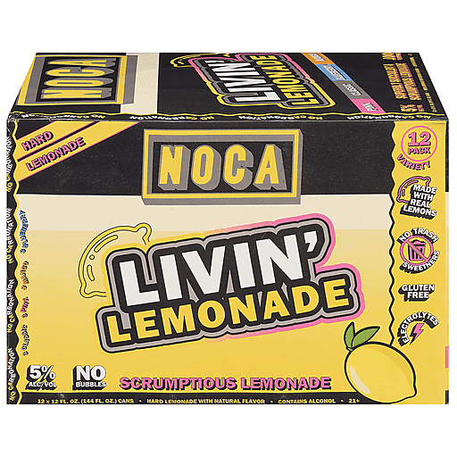 Noca Boozy Lemonade Variety — UPC 850024192126 — Go-UPC